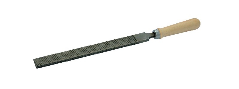 Holzraspel Flachfeile H2 Raspel Holzfeile Feile 200mm mit Holzgriff NEU ...
